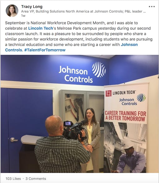 Johnson Controls, Lincoln Tech Ramp Up Next-Gen Partnership | HPAC ...