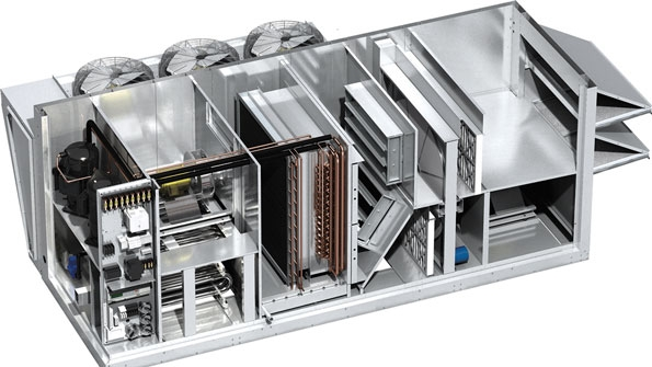 Greenheck RV and RVE Rooftop Units With Low-Sound Condenser Fans | HPAC ...